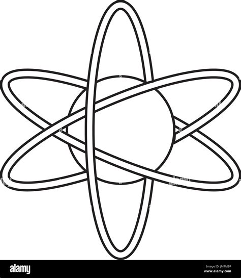 Atom Science Symbol Stock Vector Image And Art Alamy