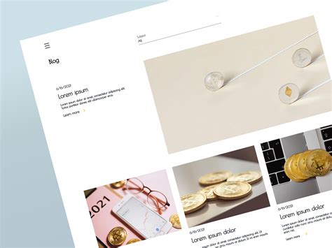 Blockchain Web App Behance