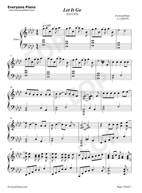 冰雪奇缘五线谱 冰雪奇缘简 冰雪奇缘五线简易版 大山谷图库