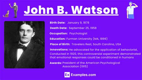 John B Watson