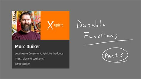 Durable Functions 3 The Function Chaining Pattern Youtube