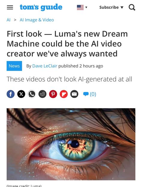 Alex Jaimes Phd On Linkedin Luma Just Released A New Ai Text To Video Generation Application