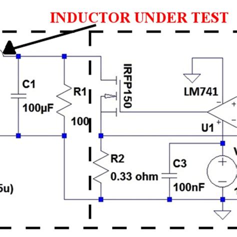 Schematic Of The Electronic Circuit Of The Test Board Download Scientific Diagram
