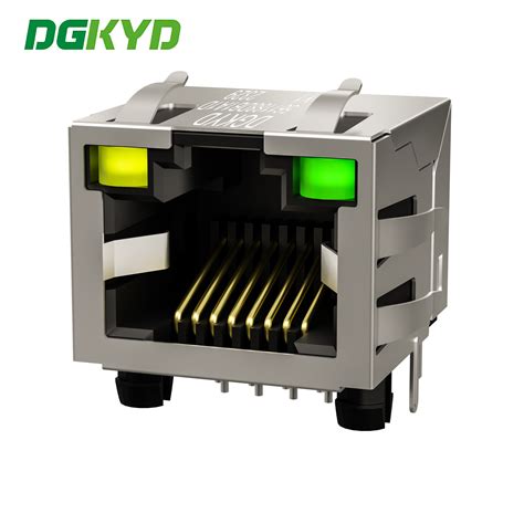 Single Port Rj45 Straight 8p8c With Shielded Light Without Filter Dgkyd561188db1a1dy1