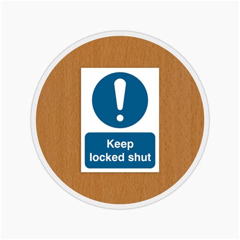 Mandatory Fire Safety Door Signs Keep Locked Shut Ssuk