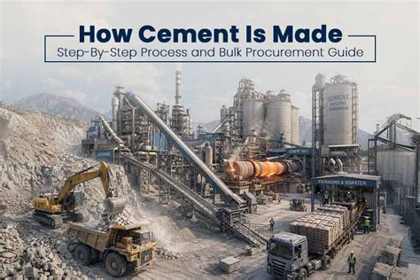 How Cement Is Made Step By Step Process And Bulk Procurement Guide