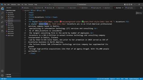 Tybcs Web Technology Practical Slip 3 Youtube