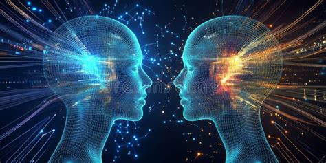 A Mesmerizing Futuristic Ai Driven Real Time Language Translation System Displaying Glowing