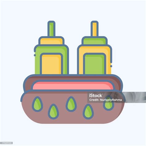 아이콘 핫도그 야구 기호와 관련이 있습니다 낙서 스타일 심플한 디자인 편집 가능 간단한 일러스트레이션 건강에 좋지 않은 음식에 대한 스톡 벡터 아트 및 기타 이미지 Istock