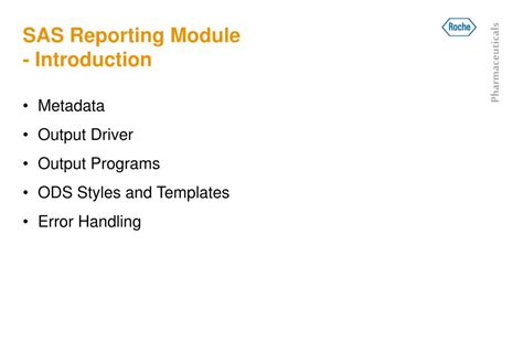 Ppt Integrating Sas With Open Source Software At F Hoffmann La Roche