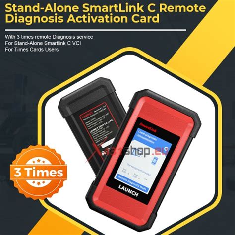 Launch X431 Smartlink C Activation Card Contains 3 Times Free Connection For Times Cards Users
