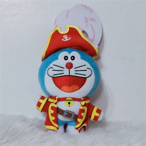 Captain Doraemon Plush Charm Mascot Size Hobbies And Toys Toys
