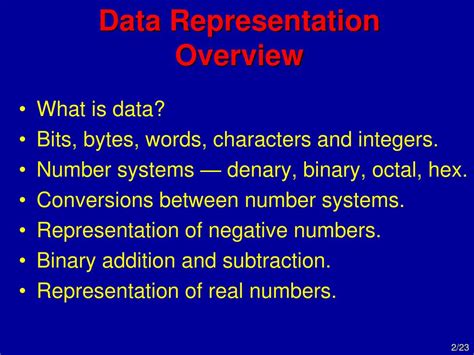 PPT Lecture Data Representation Bits Bytes And Characters PowerPoint Presentation ID