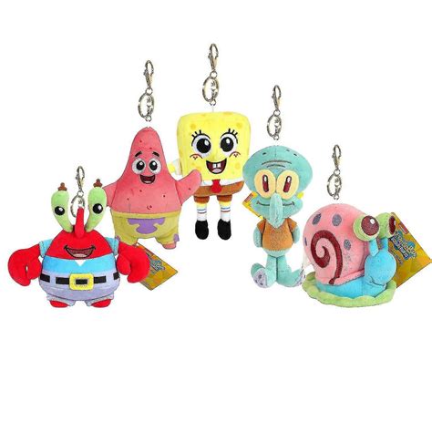 Spongebob Squarepants Pendant Plush Toy Patrick Star Squidward