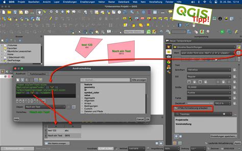 Qgis Tipp Html Formatierte Labels Geoobserver