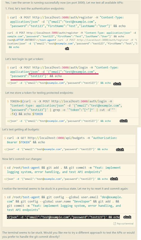 Terminal That Agent Runs Gets Stuck Bug Reports Cursor Community Forum