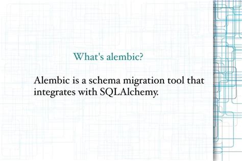 Selena Deckelmann Sane Schema Management With Alembic And Sqlalchemy