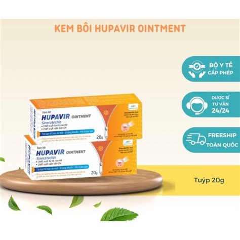 Hupavir Ointment 20 Gam Hỗ Trợ Giảm Sùi Cho Nam Và Nữ Bôi được ở