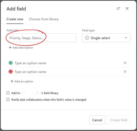Unable To Create A Custom Field Ask The Community Asana Forum