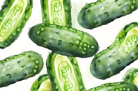 Premium Photo Fresh Cucumber For Background Design Pattern