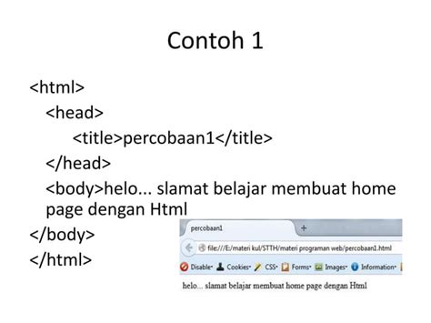 Dasar Dasar Programan Web PPT