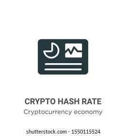 Crypto Hash Rate Vector Icon On Stock Vector Royalty Free Shutterstock