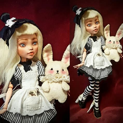 Ooak Alice In Wonderland She Used To Be A Draculaura R Ooakdolls