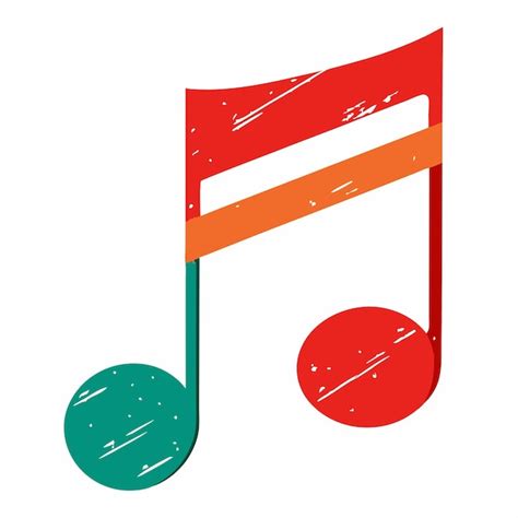 Grunge Classical Musical Notes Icon Premium Ai Generated Image