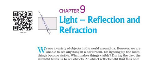 1064ch10 Chapter 9 Light Reflection And Refraction E See A Variety Of O