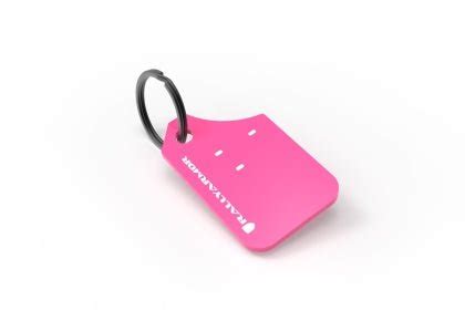 Rally Armor Mini Ur Mudflap Keychain Pink For Subaru Wrx Sti —