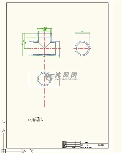 三通平面图 平面图 伤感说说吧