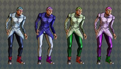 File Ghiaccio ASBR Color Alts A D Png JoJo S Bizarre Encyclopedia JoJo Wiki
