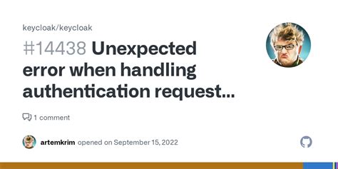 Unexpected Error When Handling Authentication Request To Identity