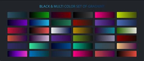 Premium Vector Big Set Of Blocks And Multiple Color Gradient Collections