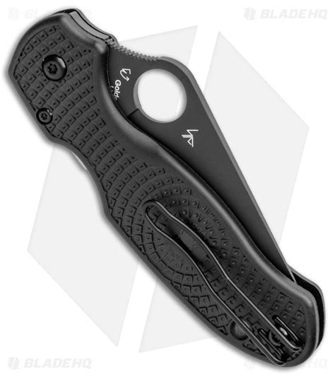 Spyderco Para 3 Lightweight Black Pocket Knife Blade Hq
