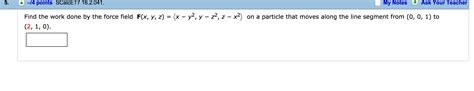 solved evaluate the line integral where c is the given