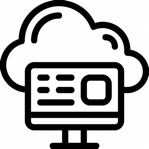 Cloud Computer Computing Database Pc Server Icon Download On Iconfinder
