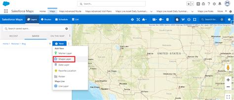 How To Create Territories Using Shape Layer In Salesforce Map