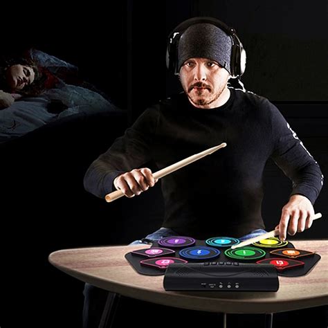 접이식 전문 전자 드럼 세트 키트 휴대용 전자 드럼 가정용 탬버 전자 악기 Df50dzg전자 드럼 Aliexpress