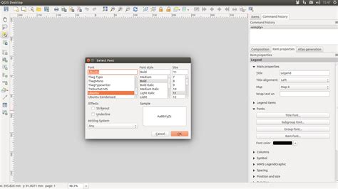 Bug Report 12237 Cannot Change Font In Print Composer QGIS Application QGIS Issue Tracking