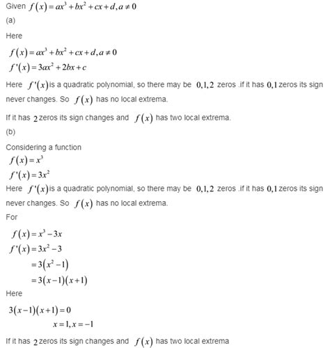 Calculus Graphical Numerical Algebraic Rd Edition Answers Ch Applications Of Derivatives Ex
