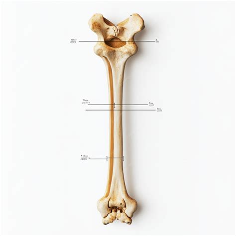 Human Tibia Bone Anatomy Labeled Diagram Explanation Premium Ai Generated Image