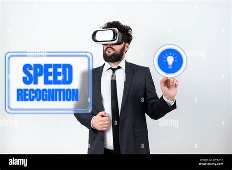 Hand Writing Sign Speed Recognition Business Approach