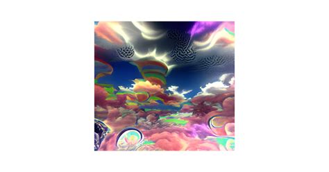 Psychedelic Clouds Psychedelic T Shirt Teepublic