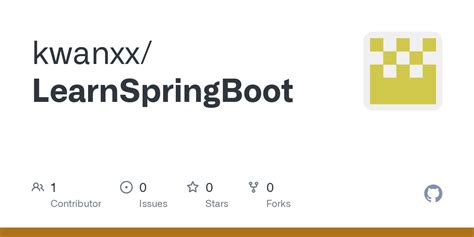 Github Kwanxxlearnspringboot