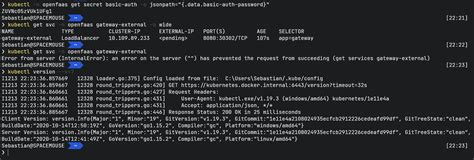 error from server internalerror an error on the server has prevented the request from