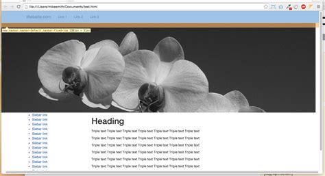 Css Bootstrap Full Width Image Header Creating White Space Gap Stack Overflow