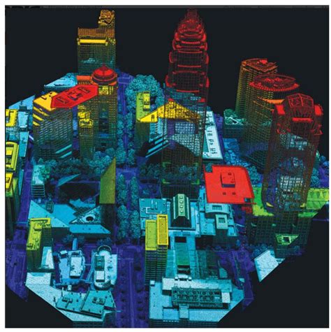 Example Of A 3 D Urban Data Collection Using A Geiger Mode