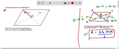 Solved Urgent Please The Diagram Shows A Parallelogram Work Out The