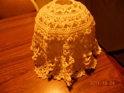 Augusta Crafter Crocheted Lamp Shade Cover